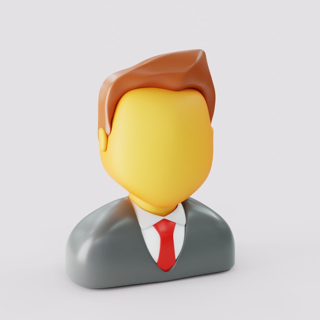 Icon user 3d | FREE 3D Full Body models | BlenderKit