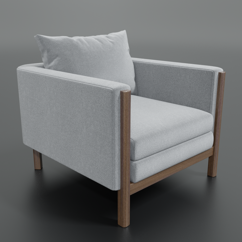 Emmy Armchair | Armchairs models | BlenderKit