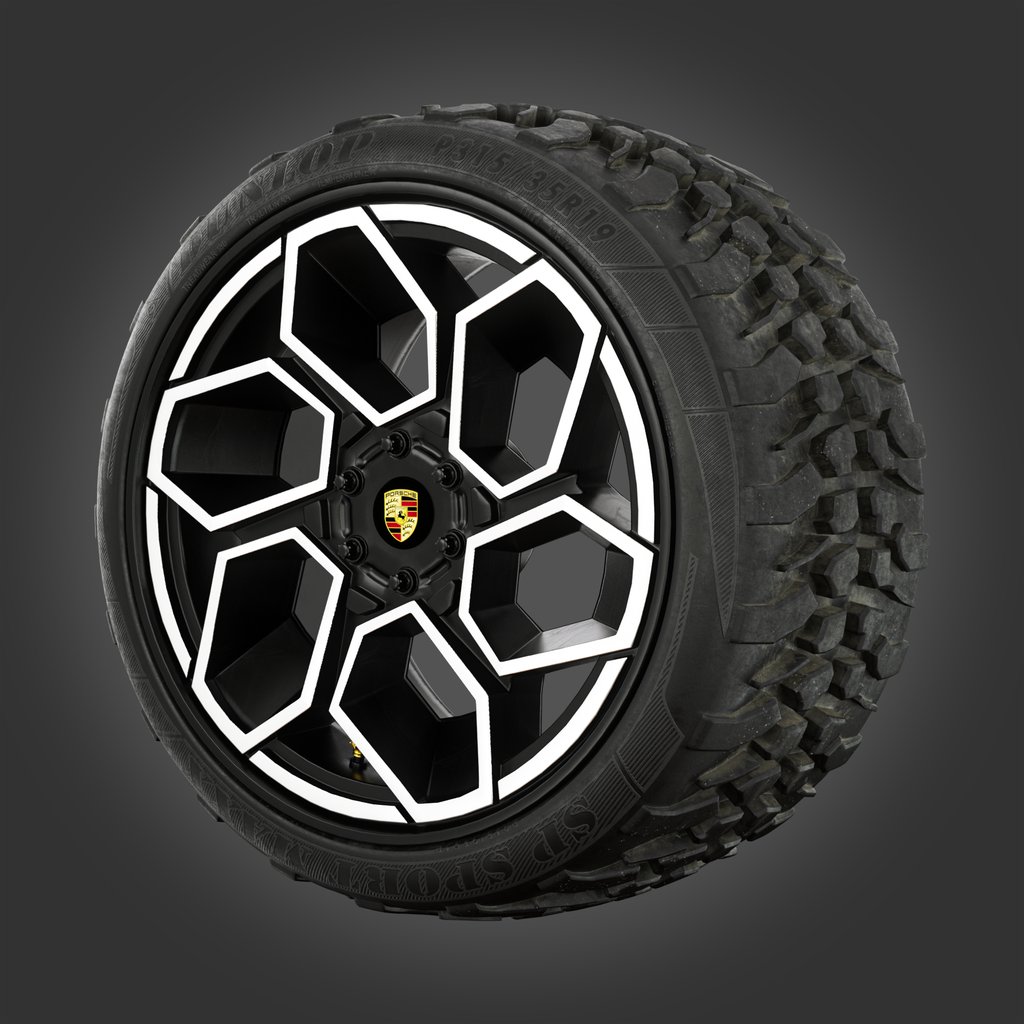Porsche Wheel | FREE Vehicle Parts models | BlenderKit
