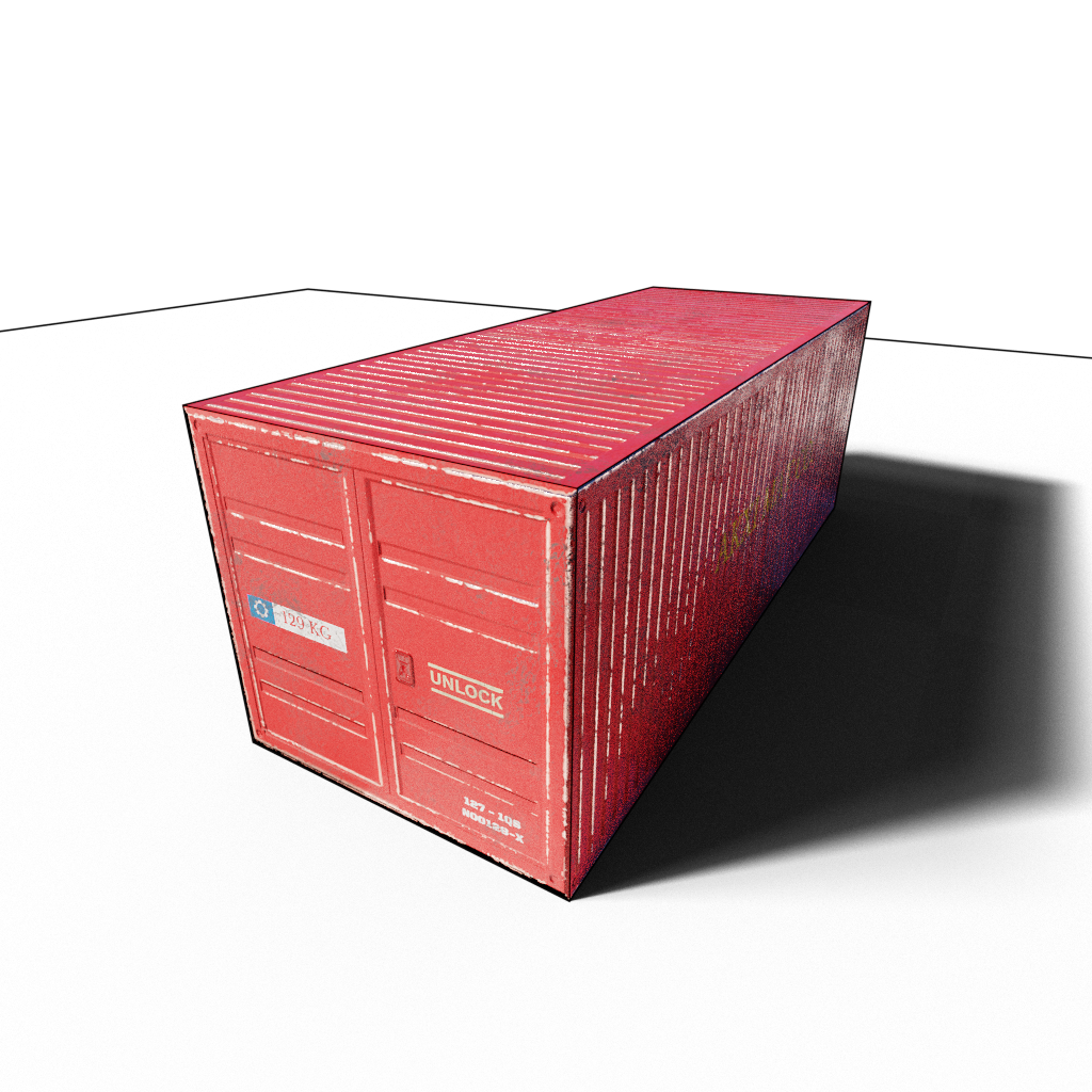 Shipping Container | Containers models | BlenderKit