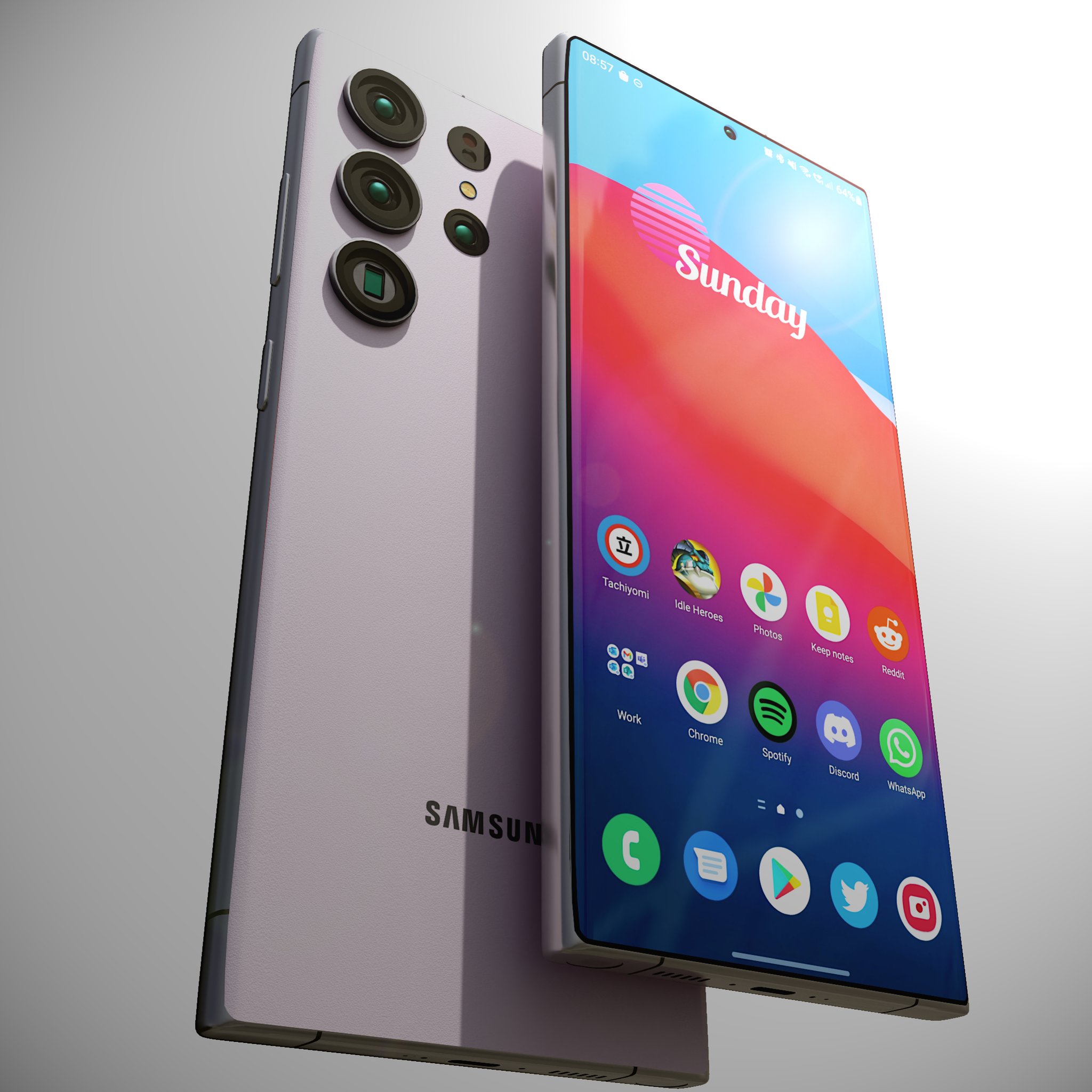 Samsung Galaxy S23 Ultra | Smartphones models | BlenderKit