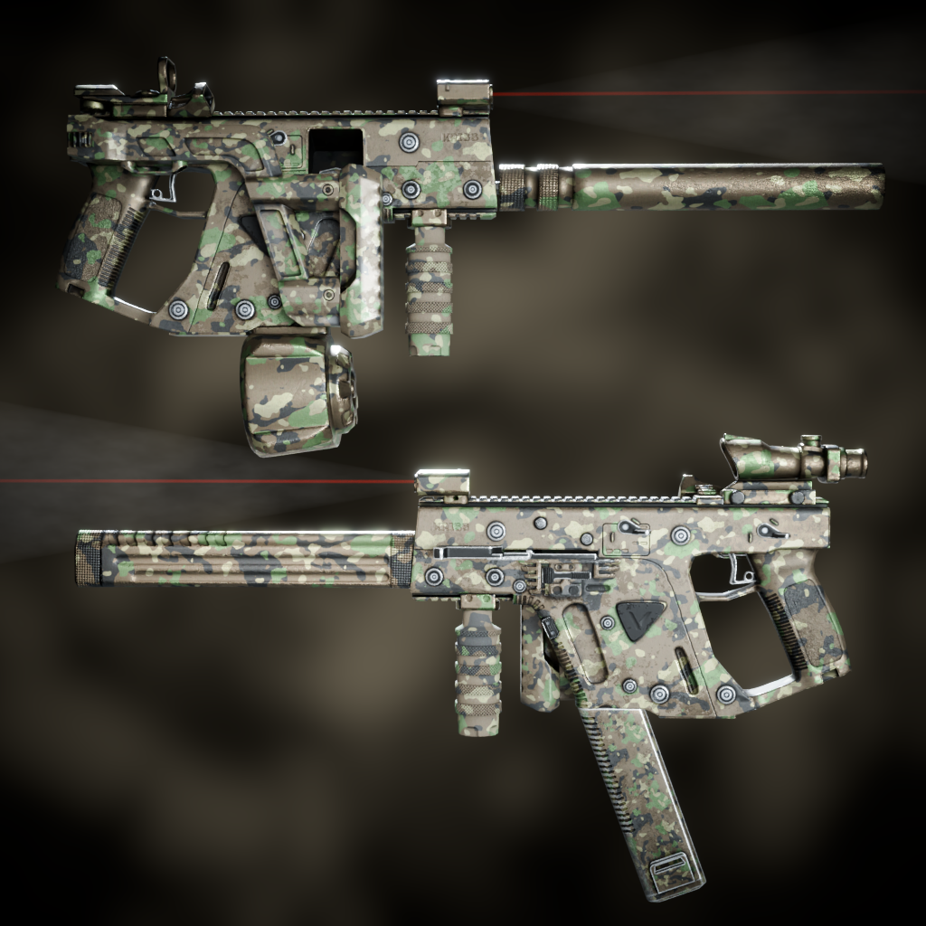 Kriss Vector Tactical SMG | Modern Weapons models | BlenderKit