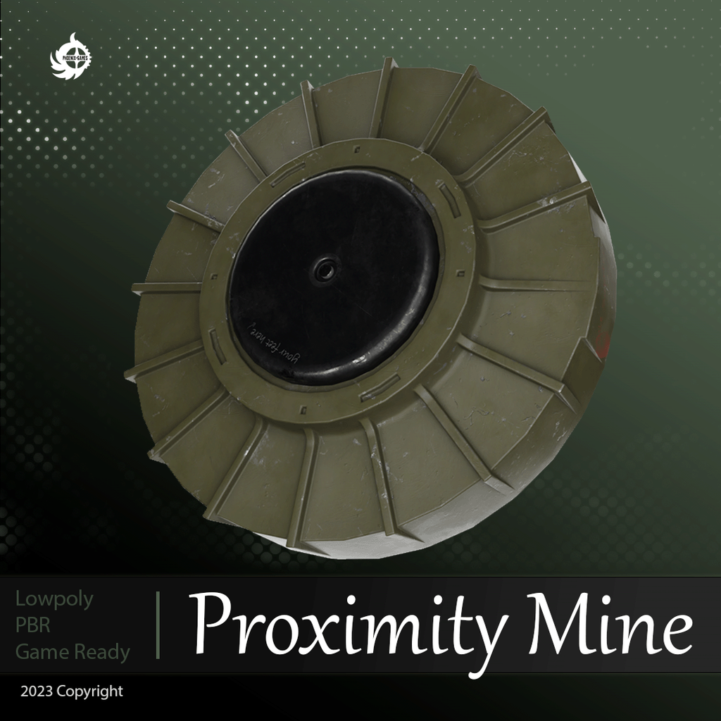Military mine | Modern Weapons models | BlenderKit