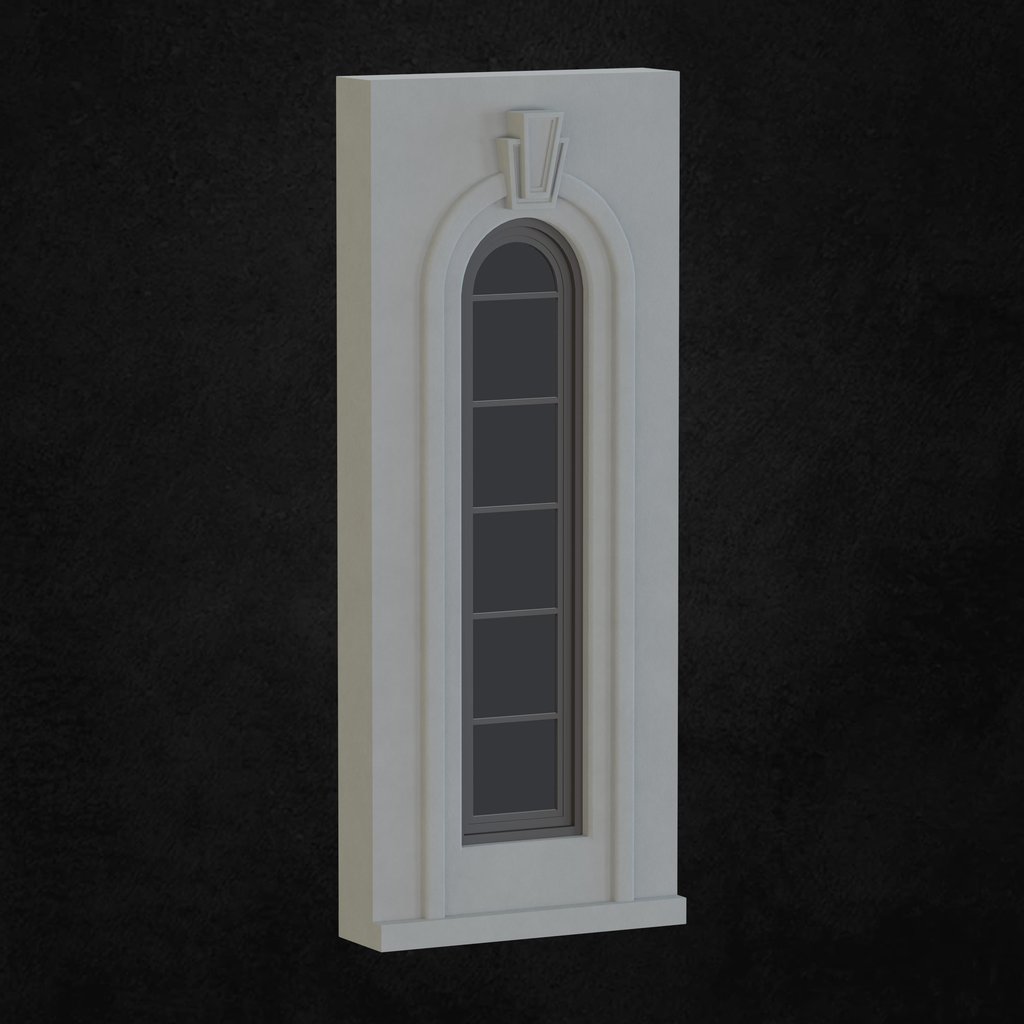 Classical Window | Windows models | BlenderKit