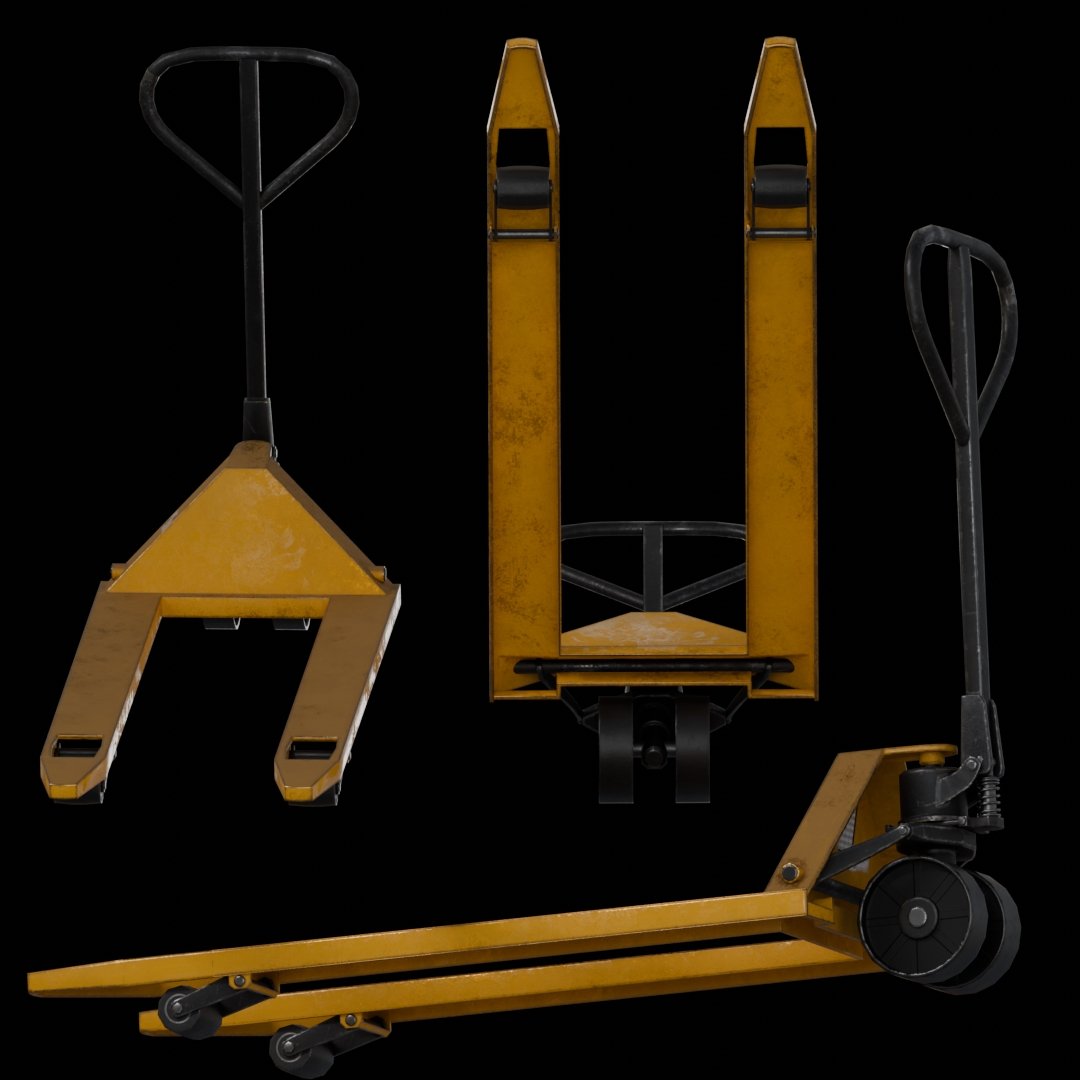 Pallet Jack | Industrial models | BlenderKit