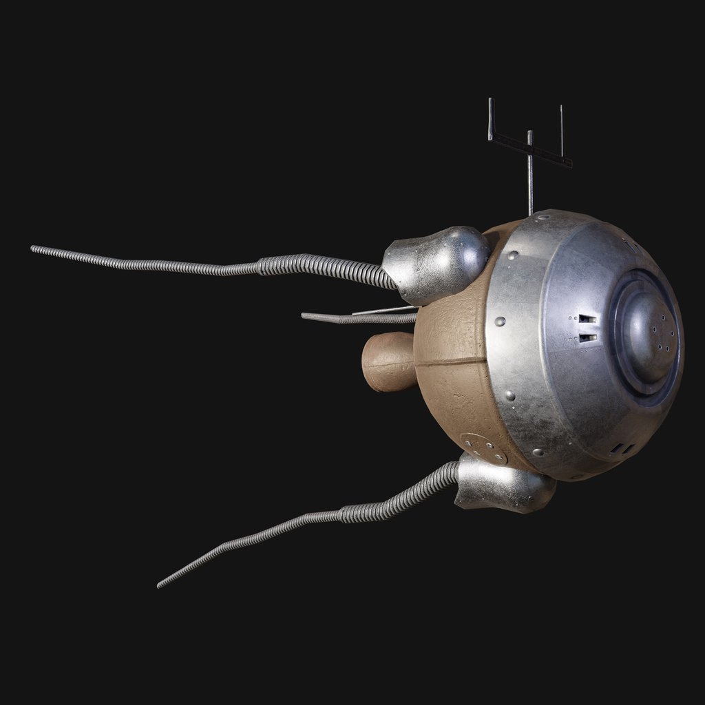 Science Fiction Satellite Space Probe | Satellites models | BlenderKit