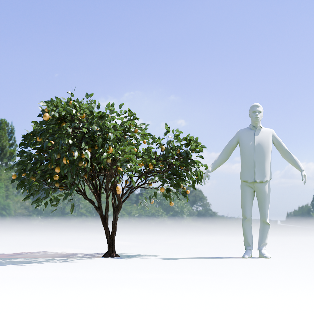 Lemon Tree | Trees models | BlenderKit