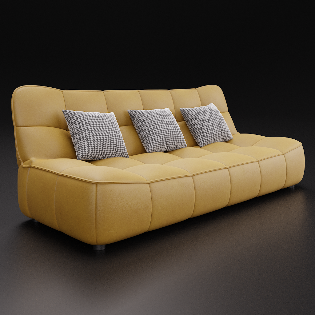 Sofa Florence | 3D Sofa models | BlenderKit