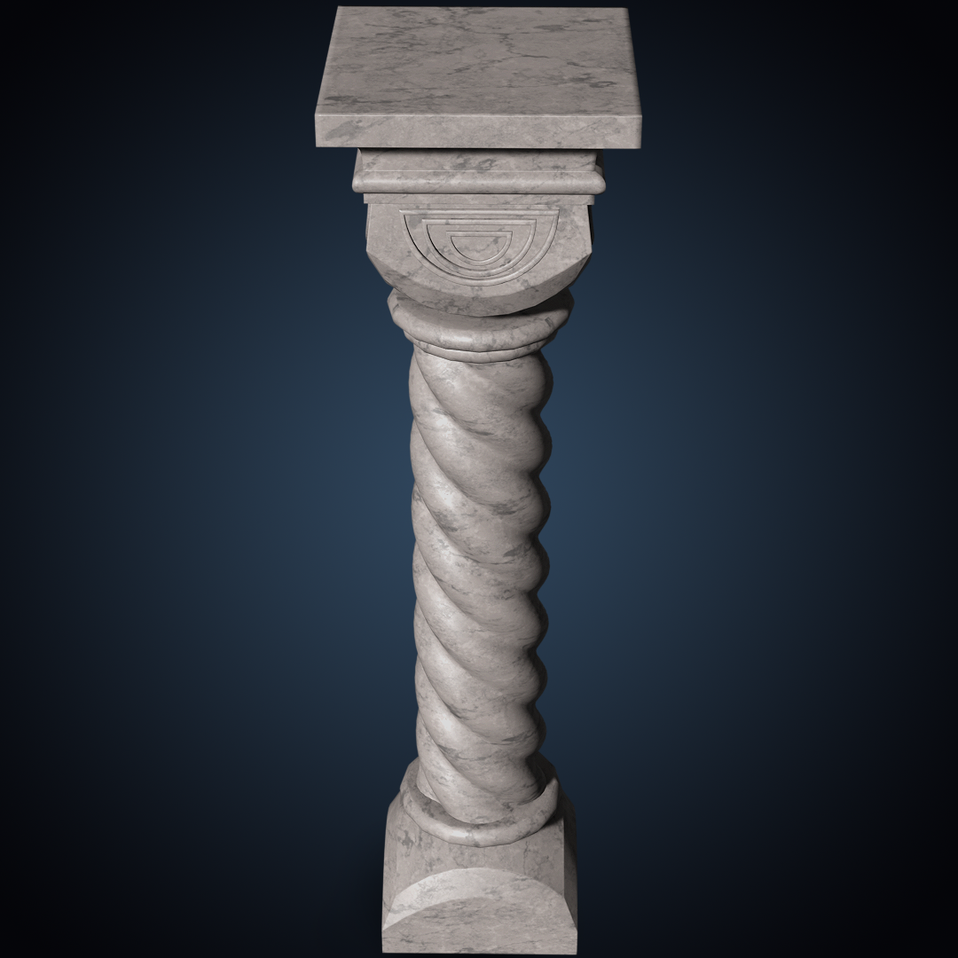 Fantasy Column | Architectural Structures models | BlenderKit