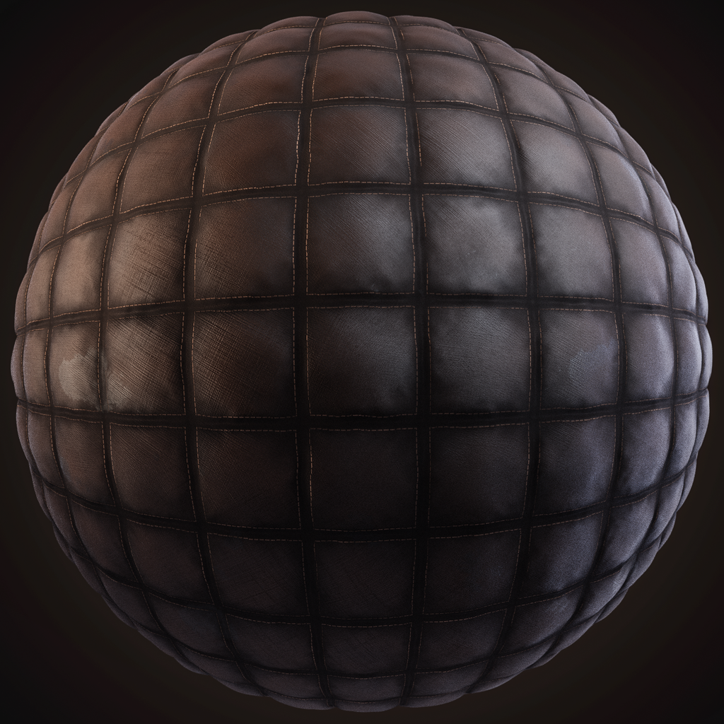 Leather square pattern | FREE leather materials | BlenderKit
