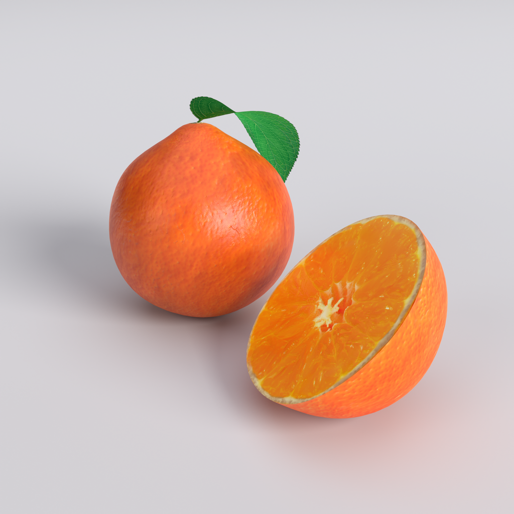BlenderKit Download The FREE Mandarin Set Model BlenderKit Download The FREE Mandarin Set Model