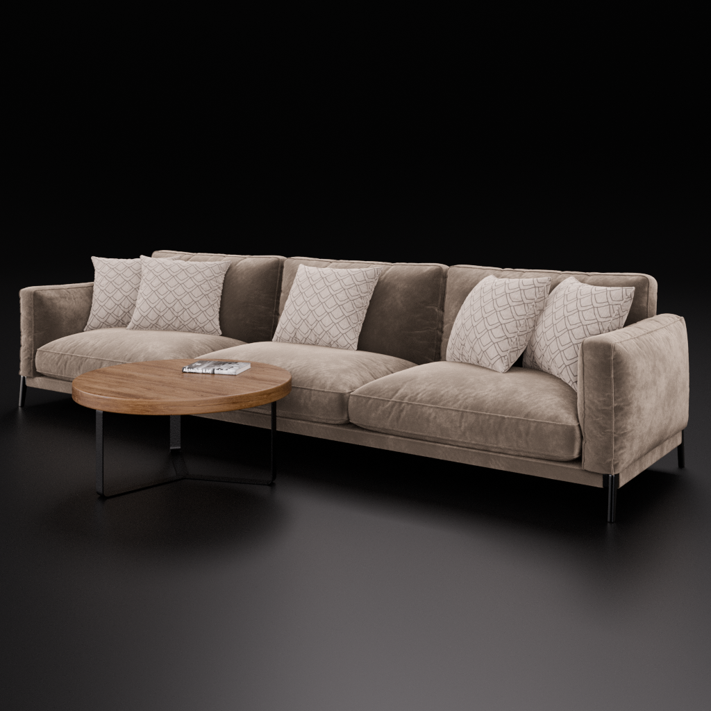 Sofa Romeo Compact | Sofas models | BlenderKit