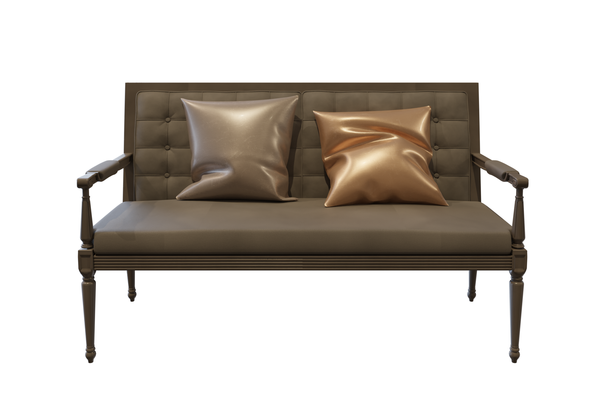 Armchair Classic Grey | Sofas models | BlenderKit