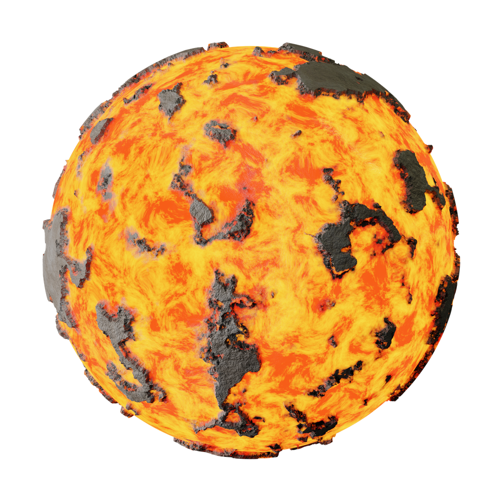 BlenderKit | Download the FREE Procedural Lava material
