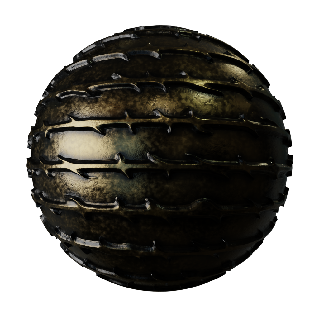 Fantasy old brass 15 | FREE 3D metal materials | BlenderKit