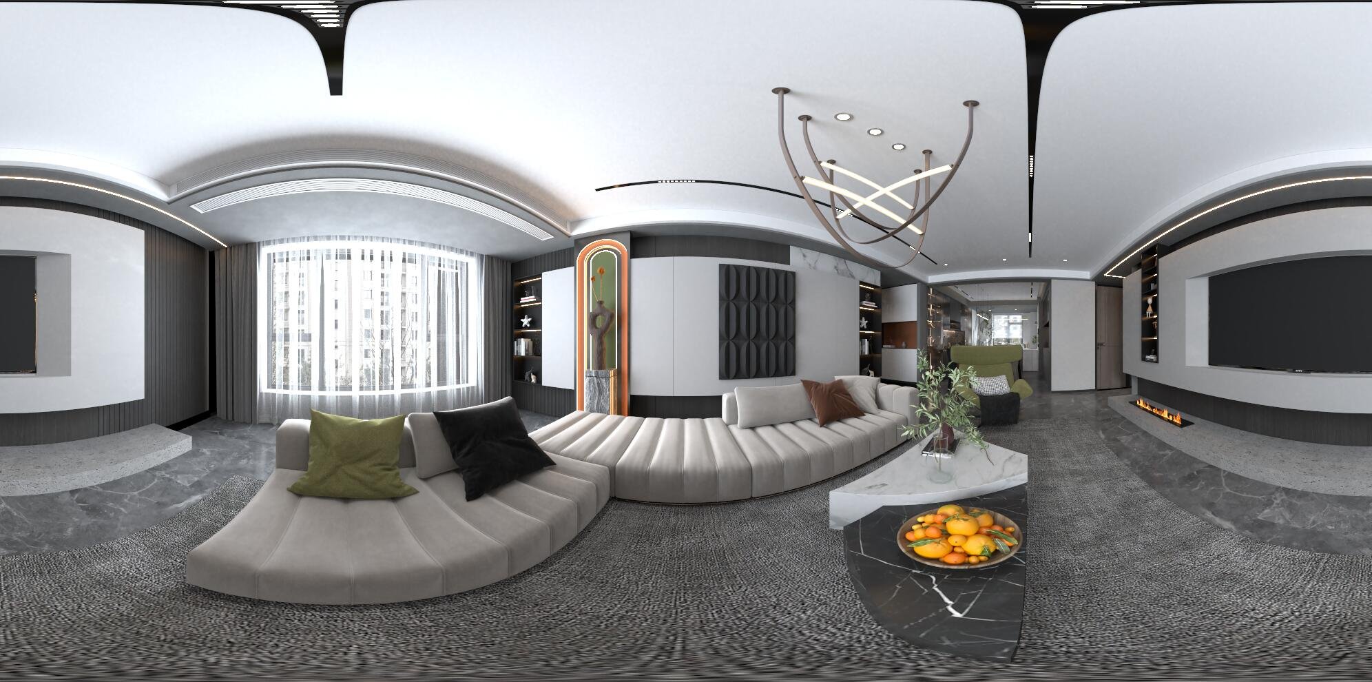 Living Room | Interiors HDRis | BlenderKit