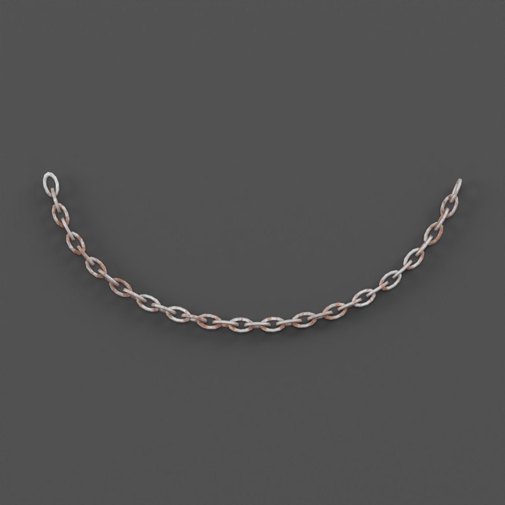 Hanging chains 03 | Industrial parts models | BlenderKit