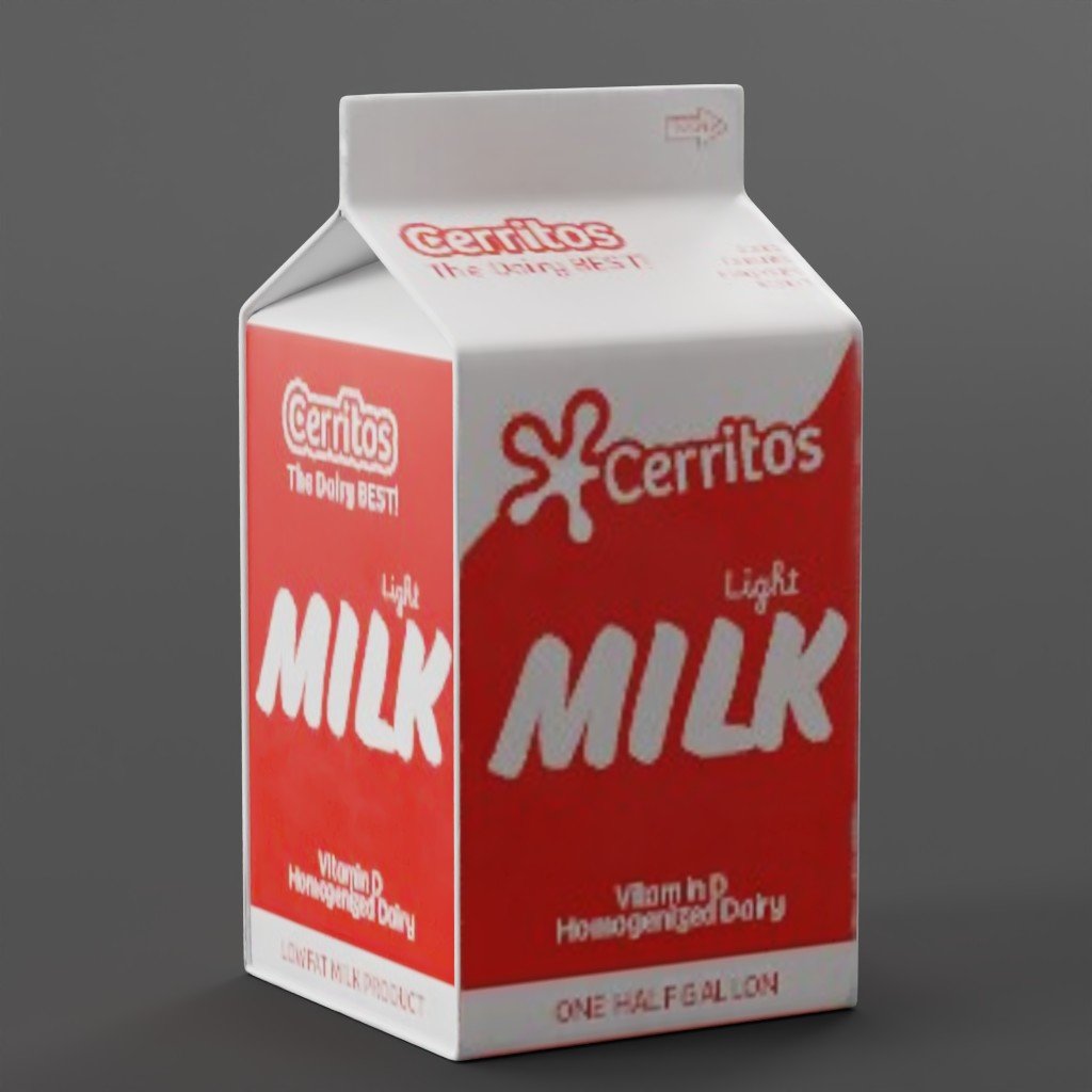 Milk Carton | Kitchen Furniture models | BlenderKit