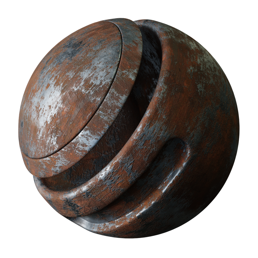 Heavily Rusted Iron | FREE metal materials | BlenderKit