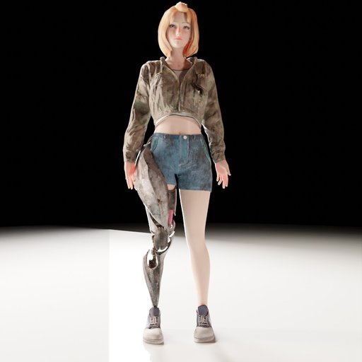 Mecha girl | Women models | BlenderKit