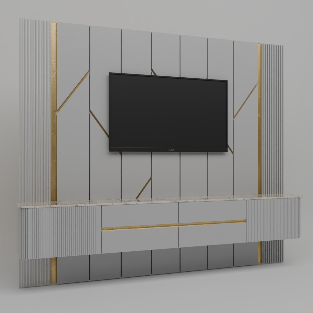 Tv Unit | Interior Design models | BlenderKit