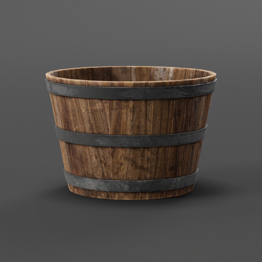 Brewer bucket | Containers models | BlenderKit