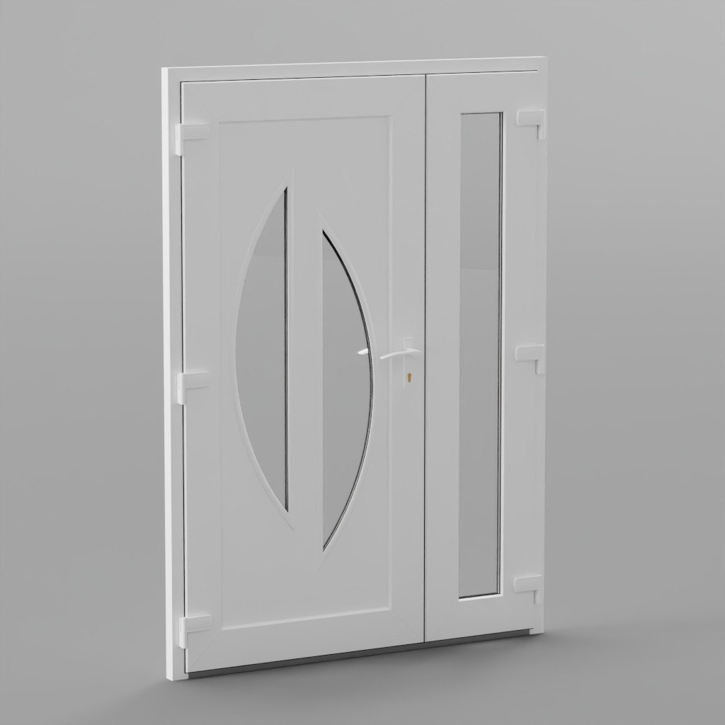 Double wing door | Doors models | BlenderKit