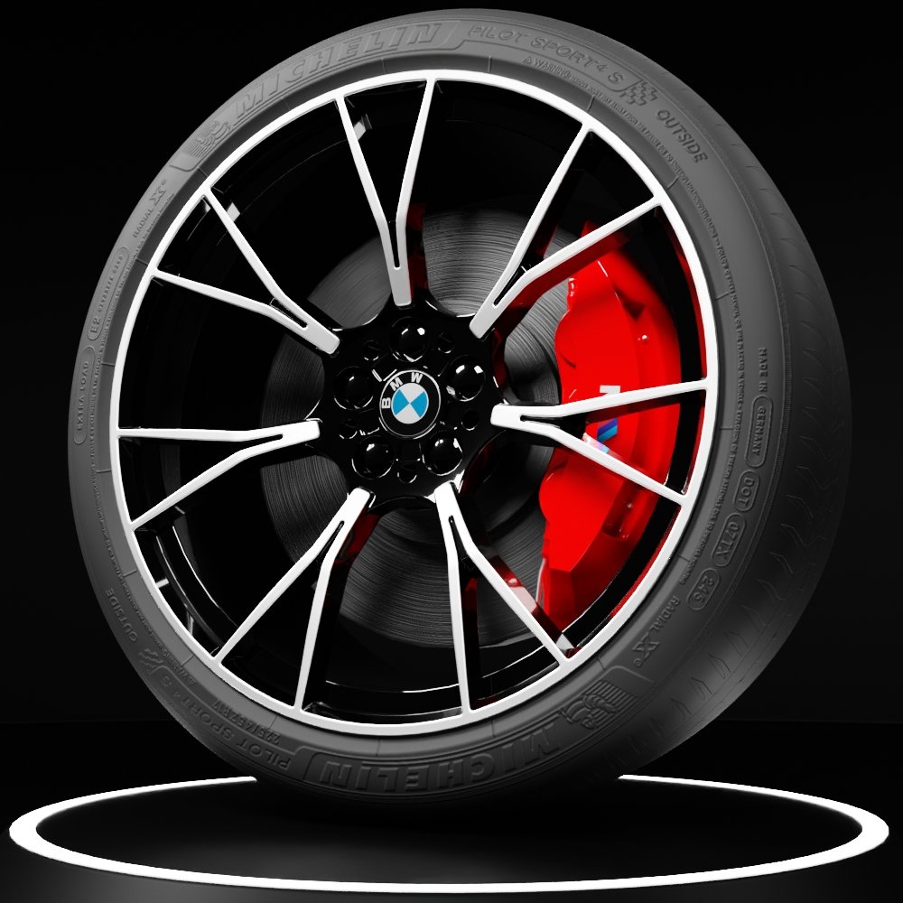 Bmw Tyre | FREE Vehicle Parts models | BlenderKit