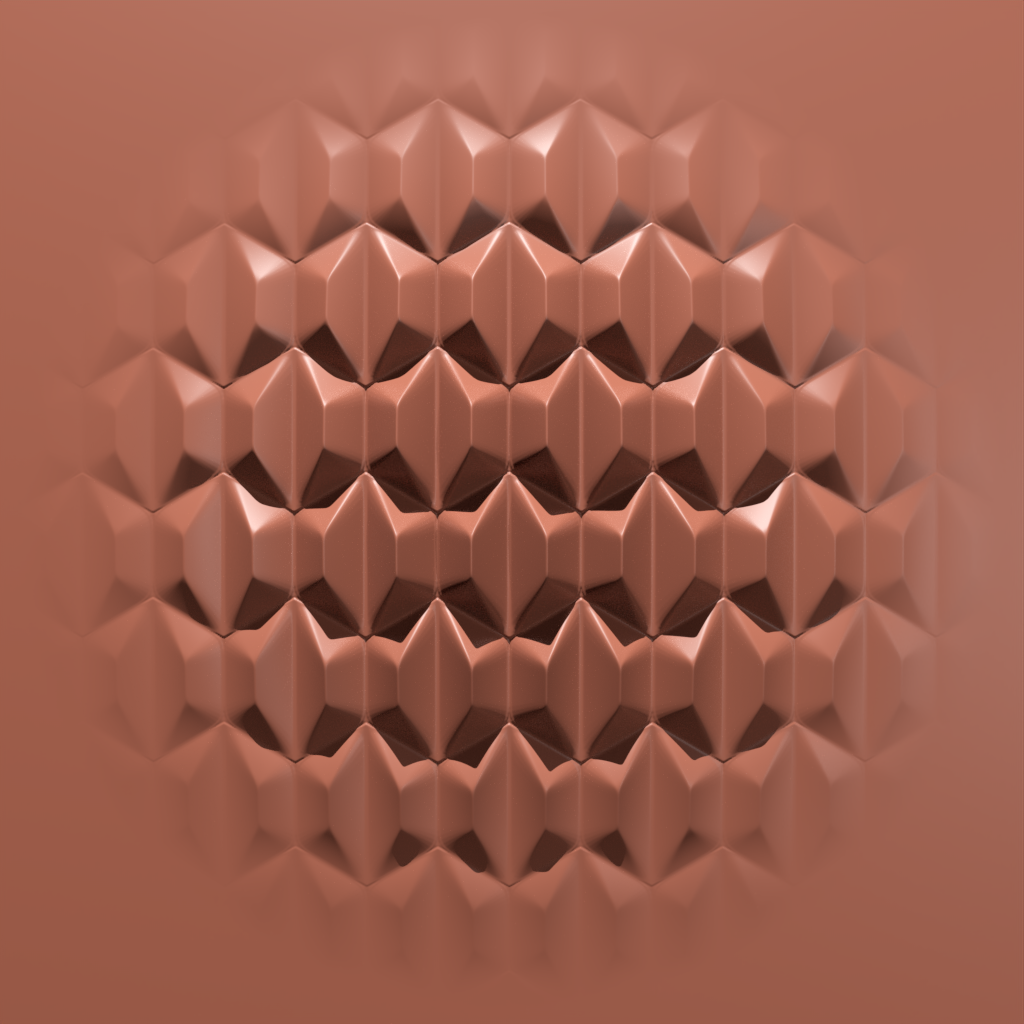 Notched Hexagonal Pattern - 01 | FREE pattern brushes | BlenderKit