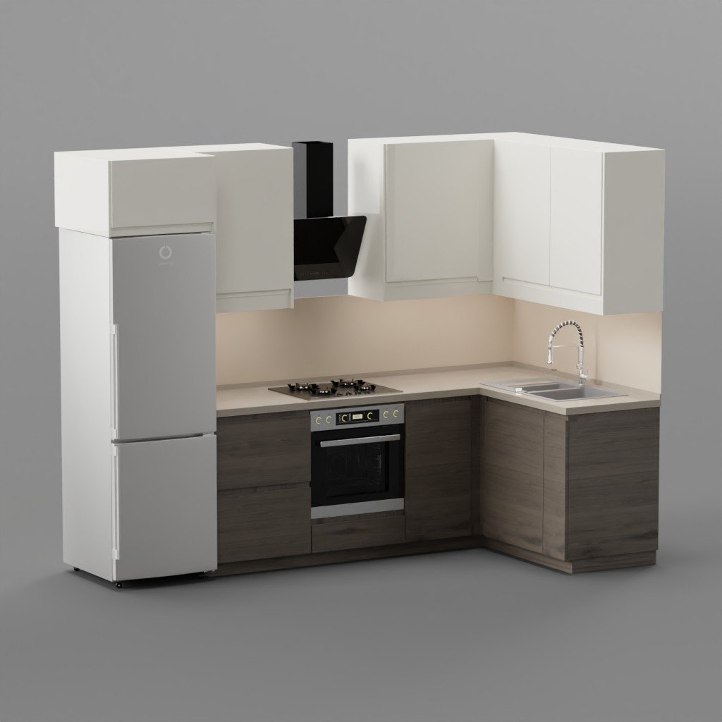 IKEA Voxtorp kitchen set | Kitchen Sets models | BlenderKit