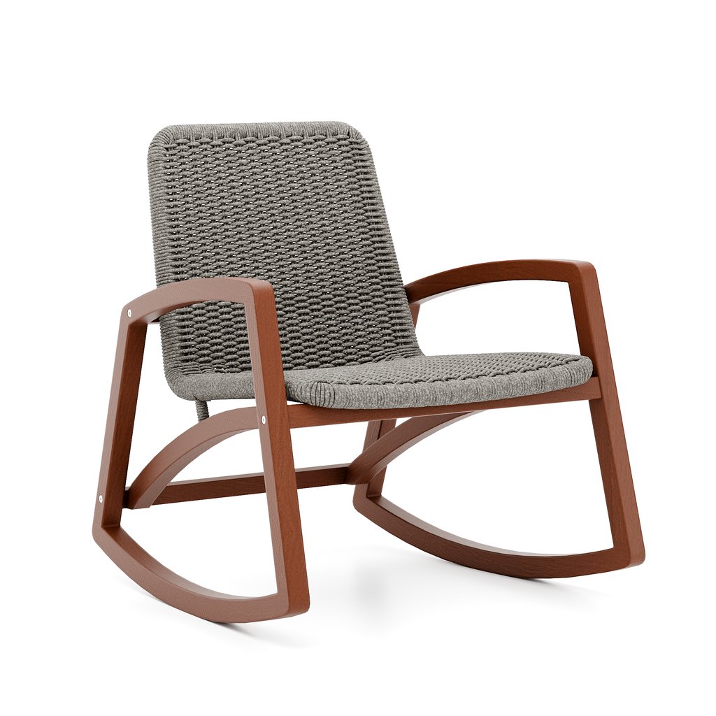 Lynea Rocking Chair | FREE Outdoor Furniture models | BlenderKit