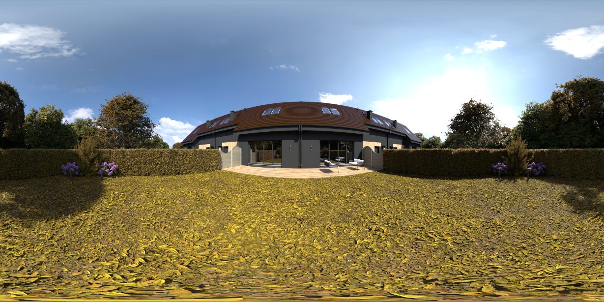 Garden Fall Day | Nature HDRis | BlenderKit