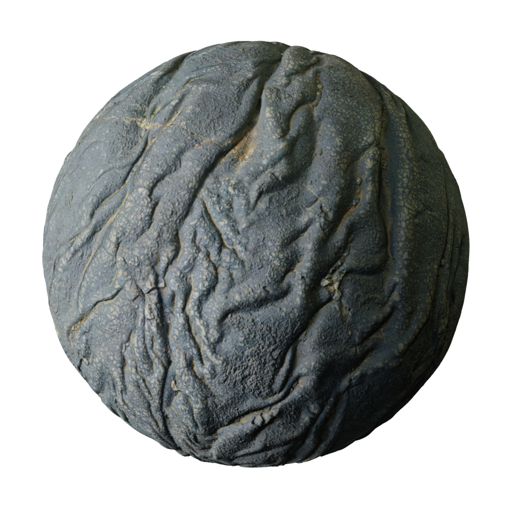 Cold Lava Surface PBR Scan B | FREE ground materials | BlenderKit