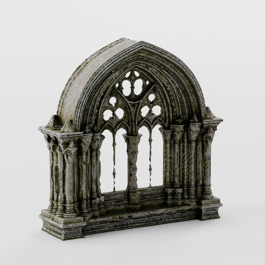 Church Window | Windows models | BlenderKit