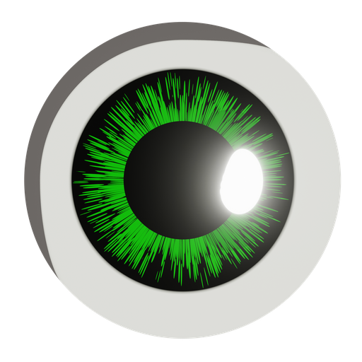 Procedural Anime eye | FREE human materials | BlenderKit