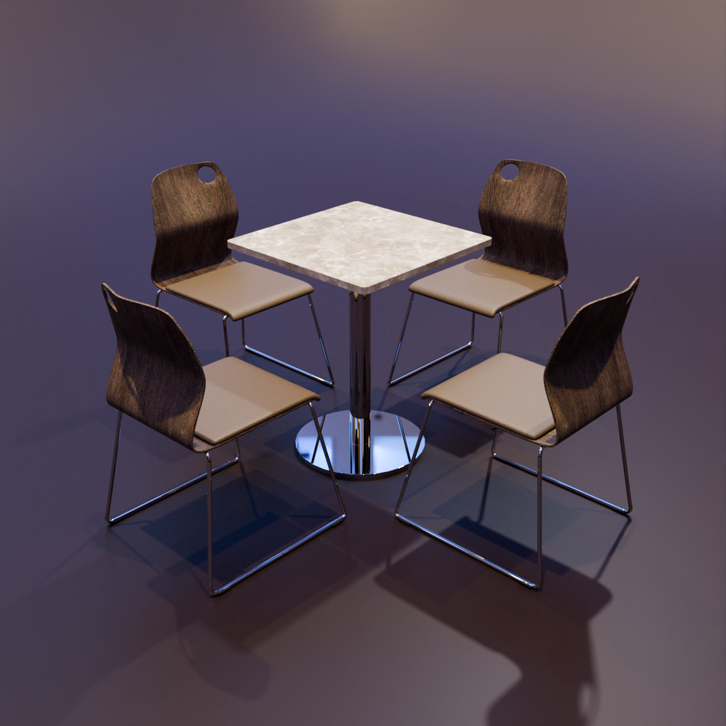 Restaurant patio furniture 11 | Chair-table Sets models | BlenderKit
