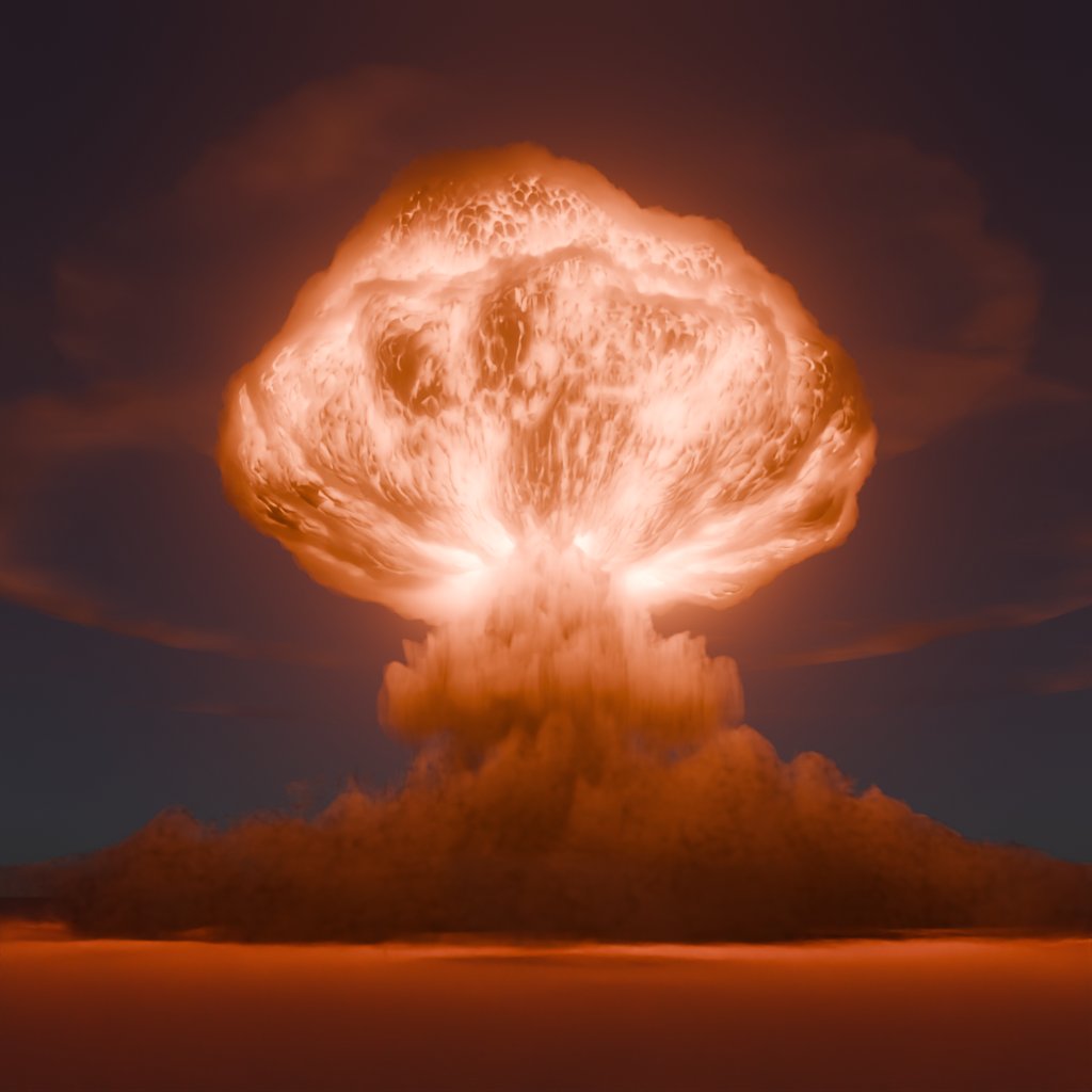 BlenderKit | Download the Animated Nuclear Explosion model