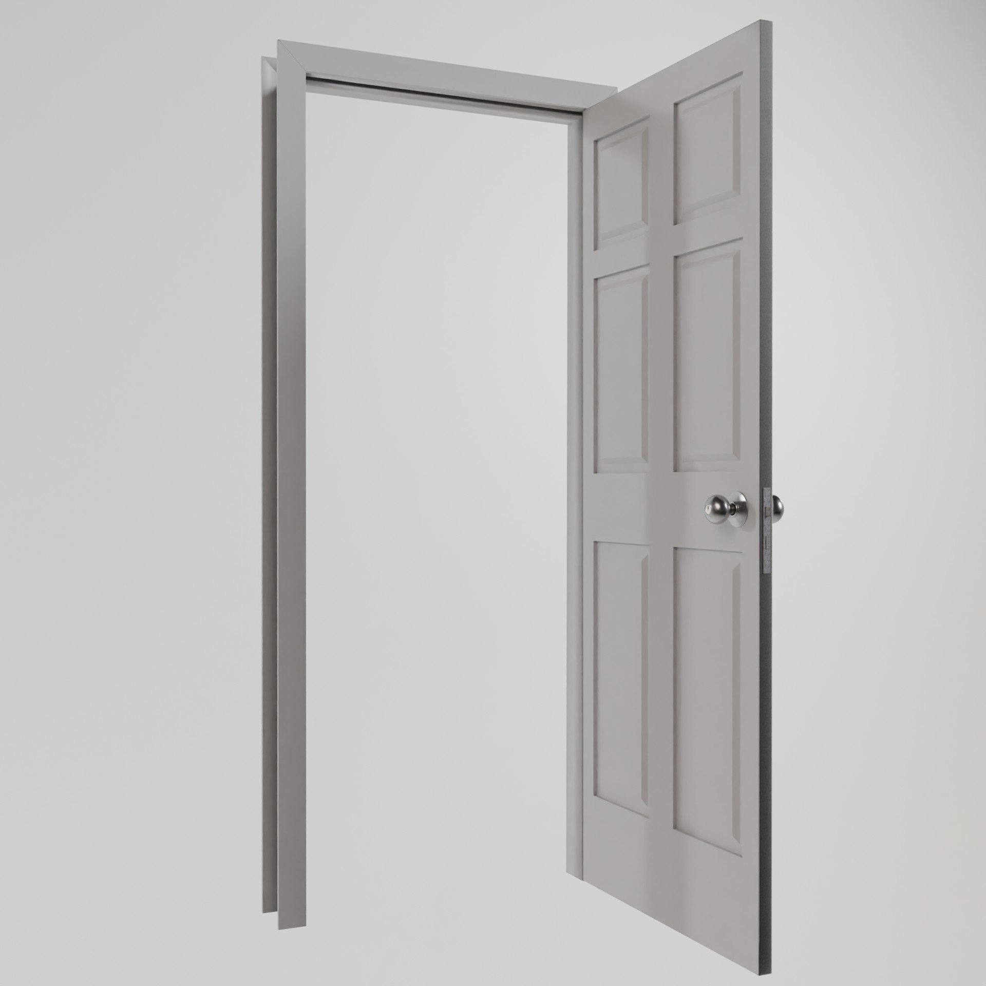 Ameriacan door 01 | Doors models | BlenderKit