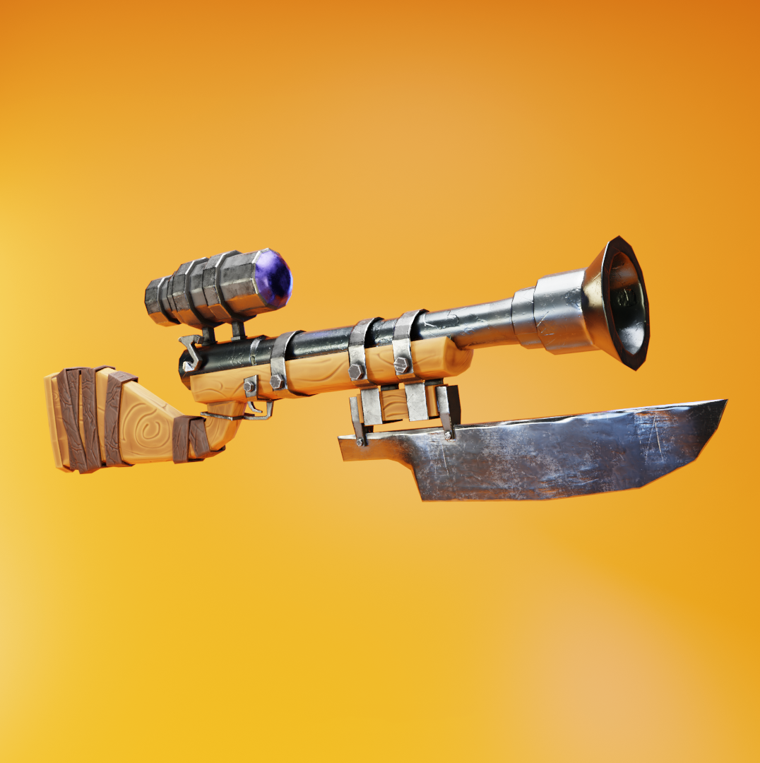 Stylized pump shotgun | Weapons & Armors models | BlenderKit