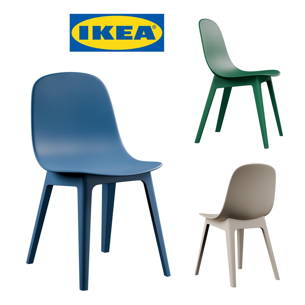 ikea odger dining chair | FREE Sitting Chairs models | BlenderKit