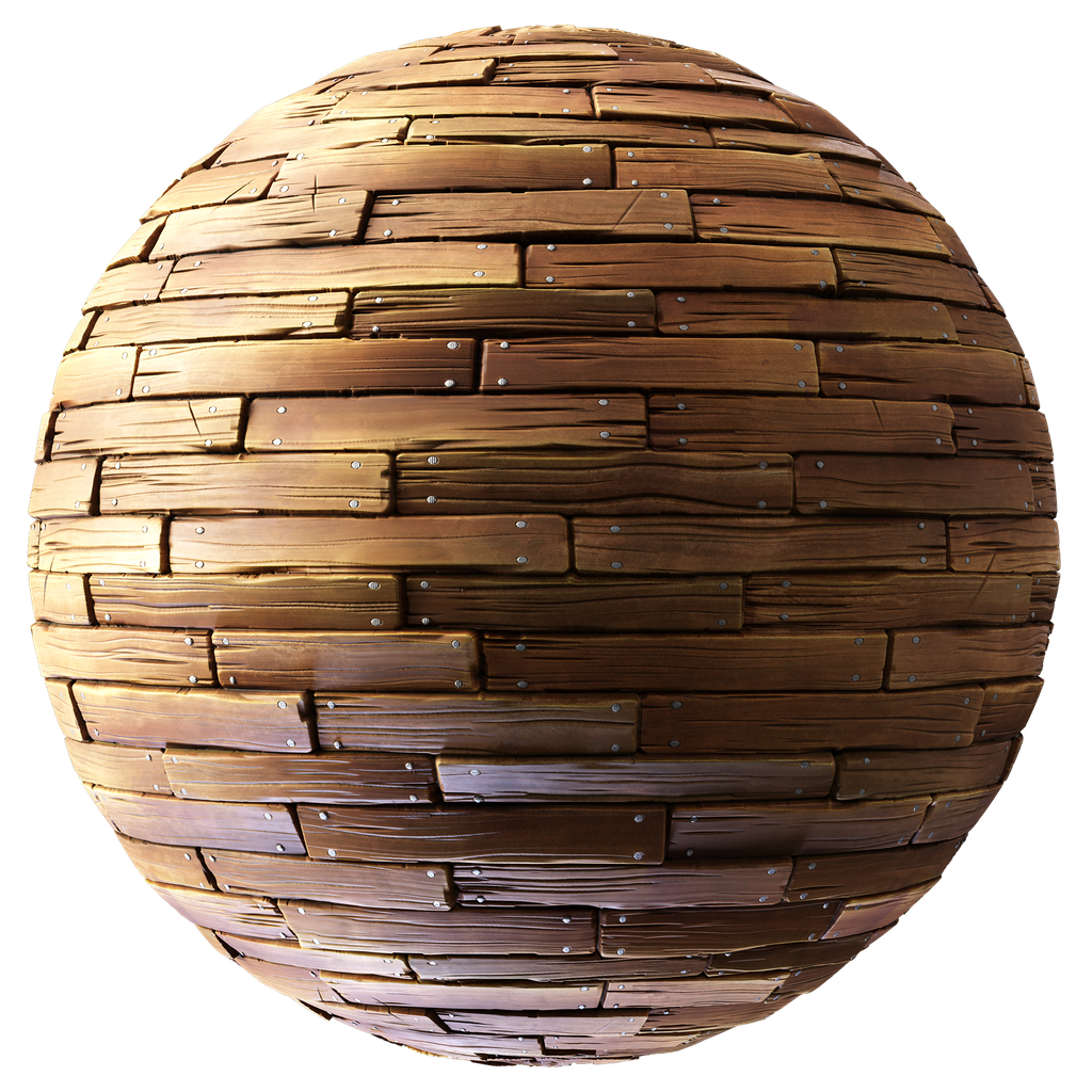 BlenderKit | Download the FREE Stylized Wood Planks material