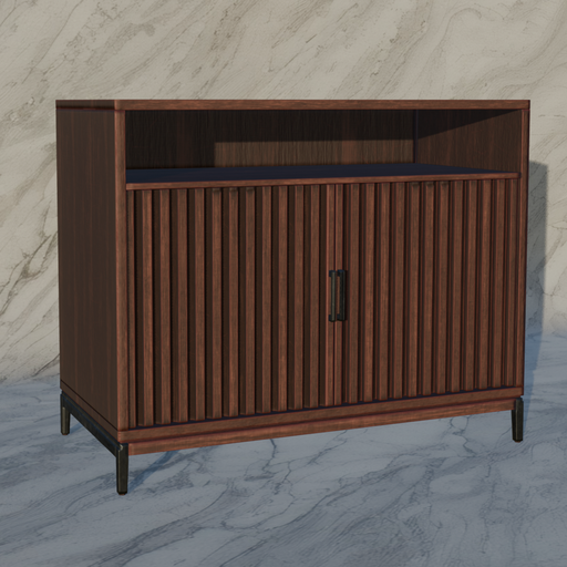 Cherry Wood TV Cabinet | FREE TV Cabinets models | BlenderKit