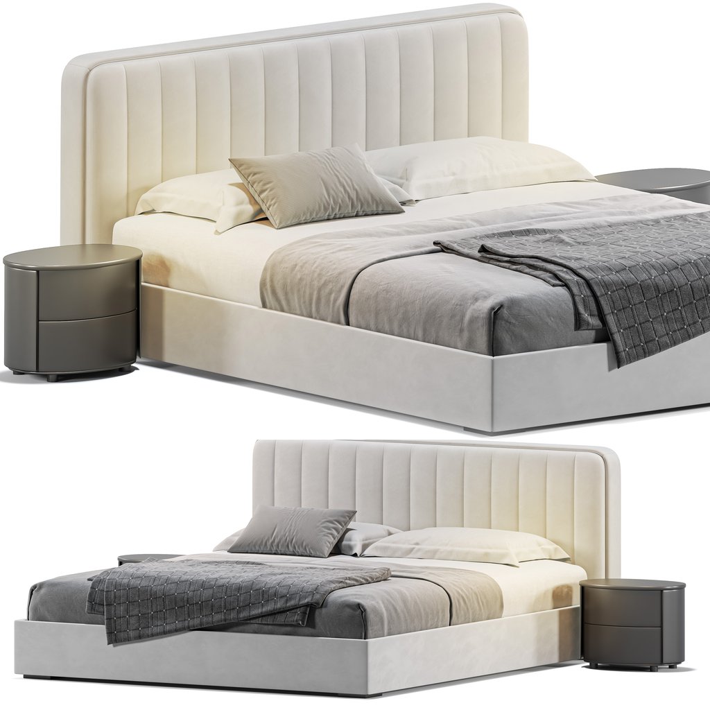 Bed K53 by delavega | Beds models | BlenderKit