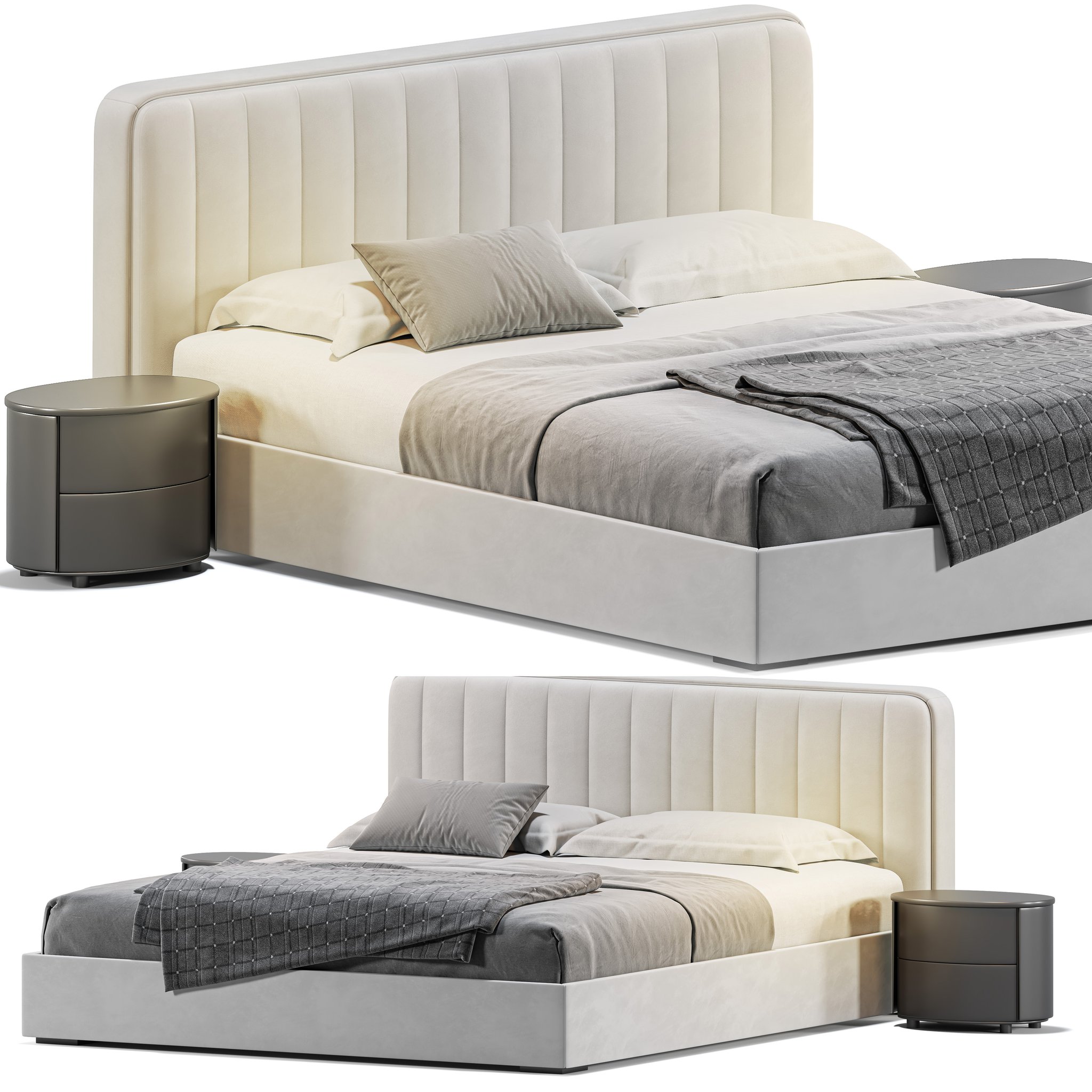 Bed K53 by delavega | Beds models | BlenderKit