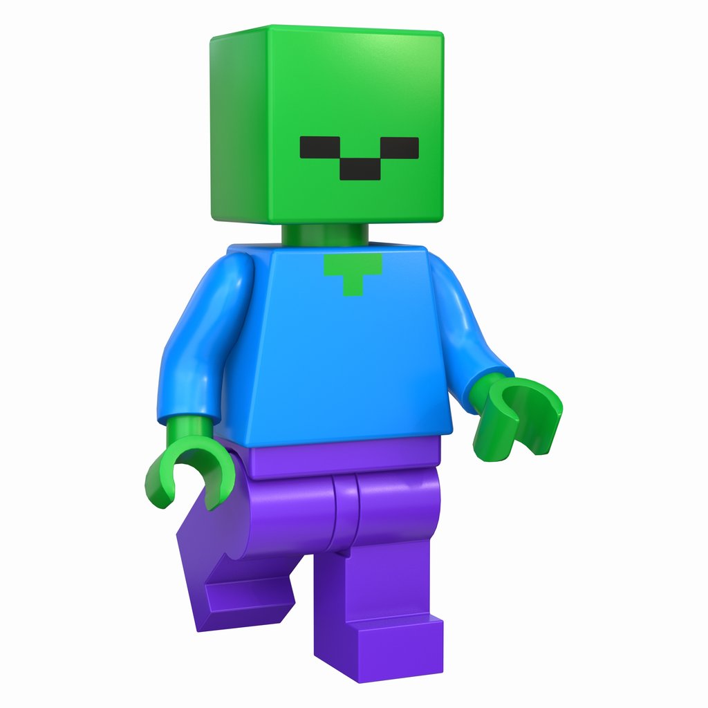 LEGO Minecraft Zombie | Hobby Accessories models | BlenderKit