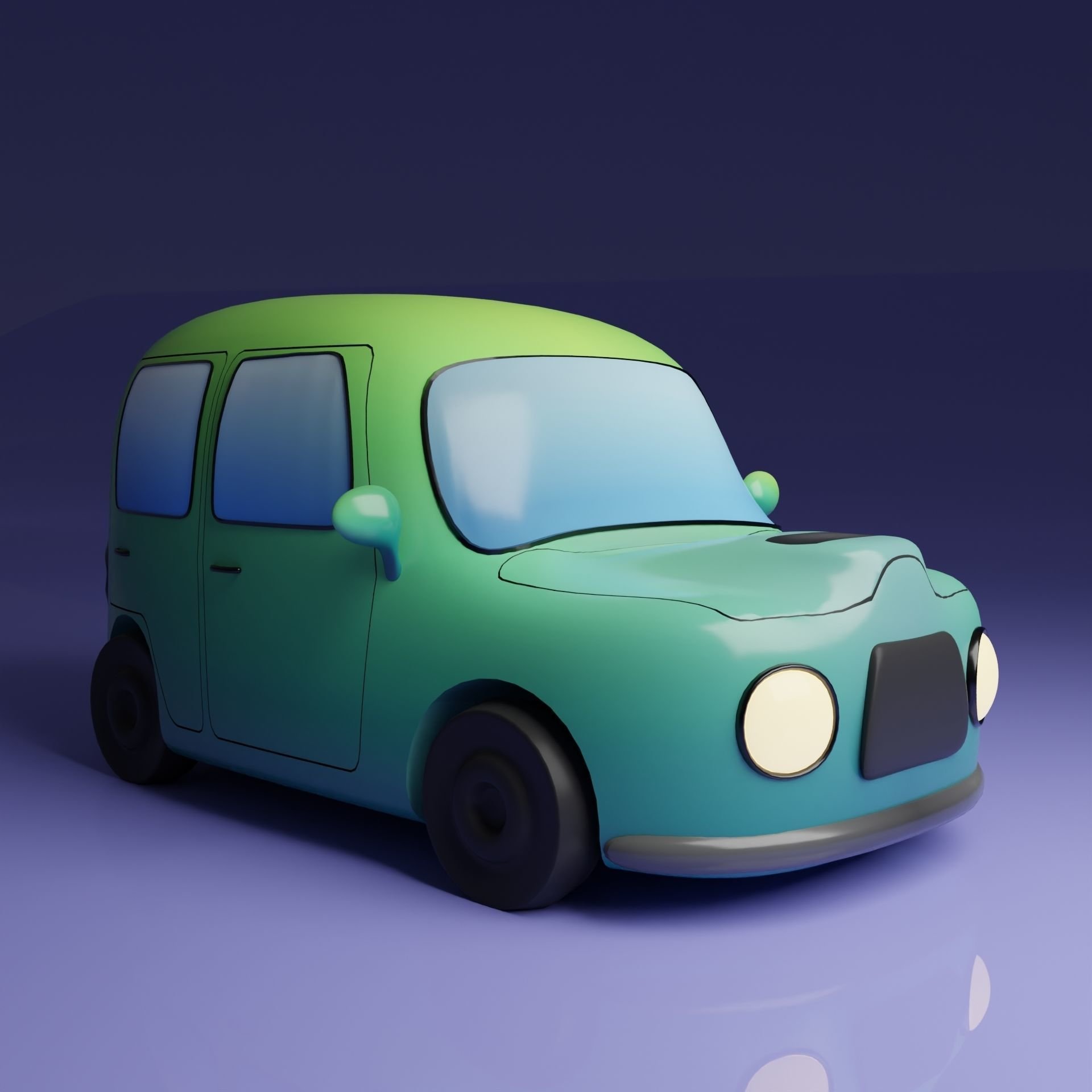 Staylized Car | Concept Cars models | BlenderKit