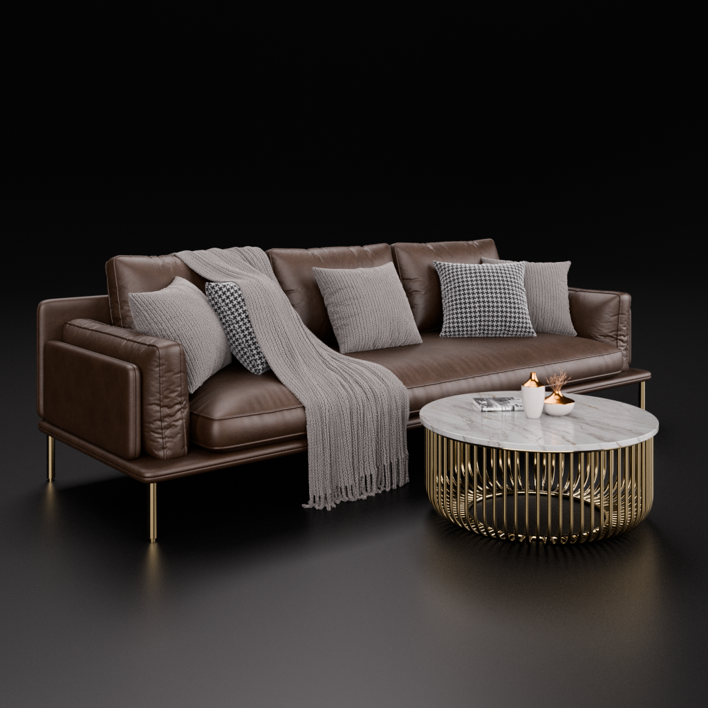 Sofa Noah 3 seater | Sofas models | BlenderKit