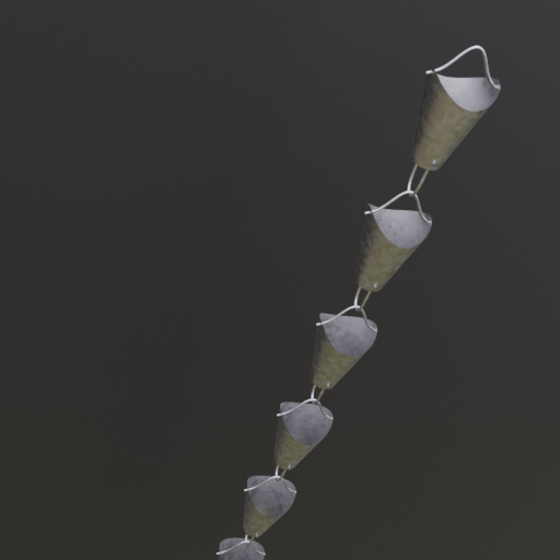 Gutter downspout chain 4 | 3D Facade element models | BlenderKit