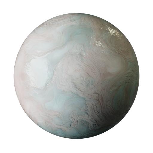 BlenderKit | Download the FREE Teal & White Pearl Marble material
