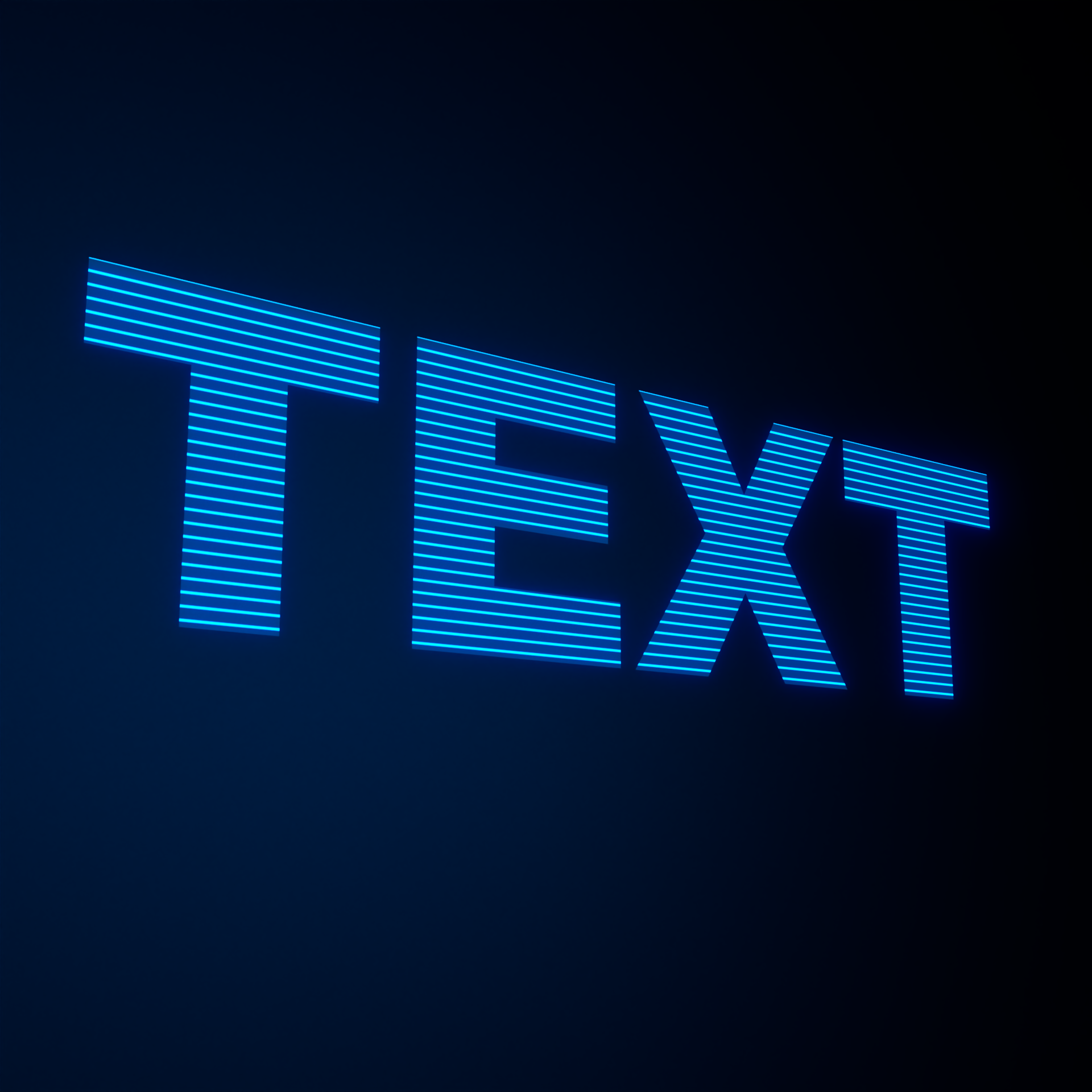 Hologram Editable Text | FREE Signs models | BlenderKit